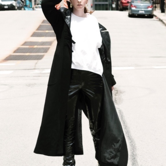 Mugler | Jackets & Coats | Vintage Black Mugler Wool Coat | Poshmark